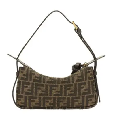 Fendi Ff Jacquard Mini Shoulder Bag