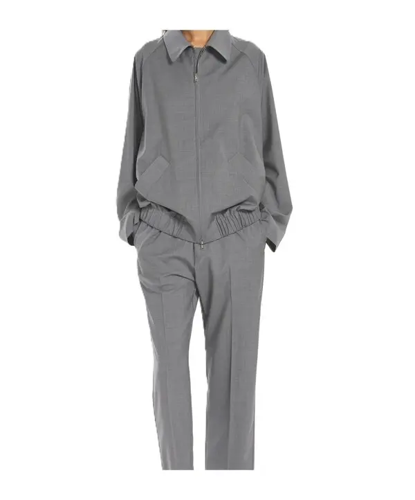 Barena Venezia Long-sleeved Zip-up Jacket - Gray