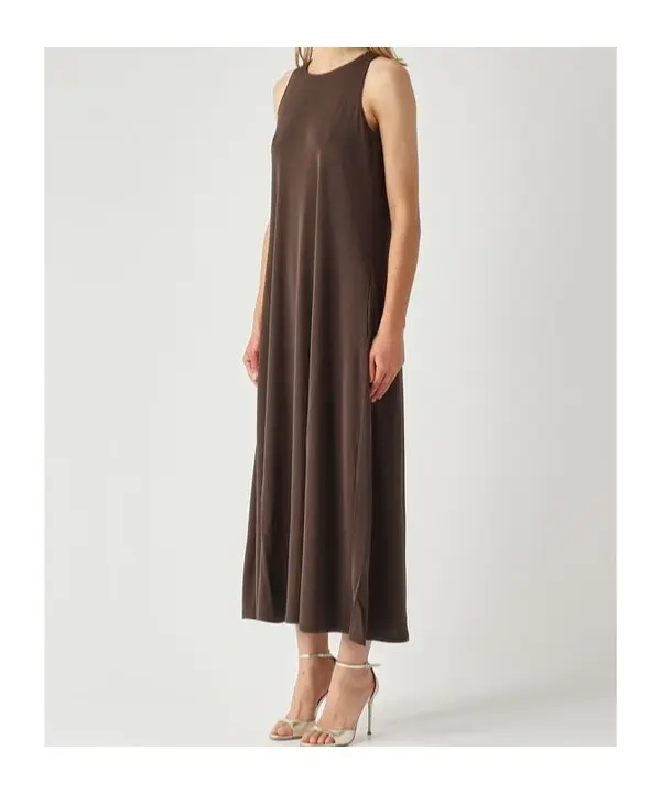 Max Mara Sleeveless Maxi Dress With Pockets