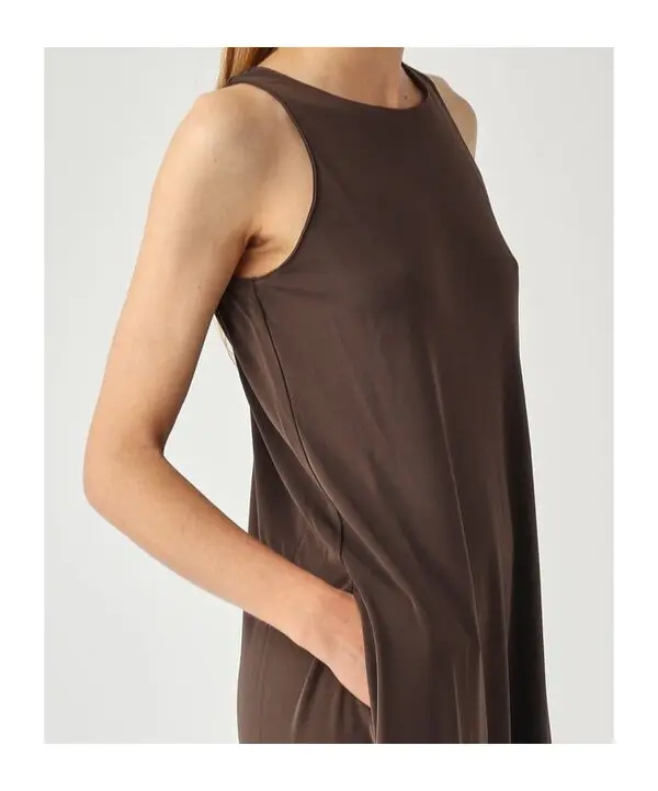 Max Mara Sleeveless Maxi Dress With Pockets