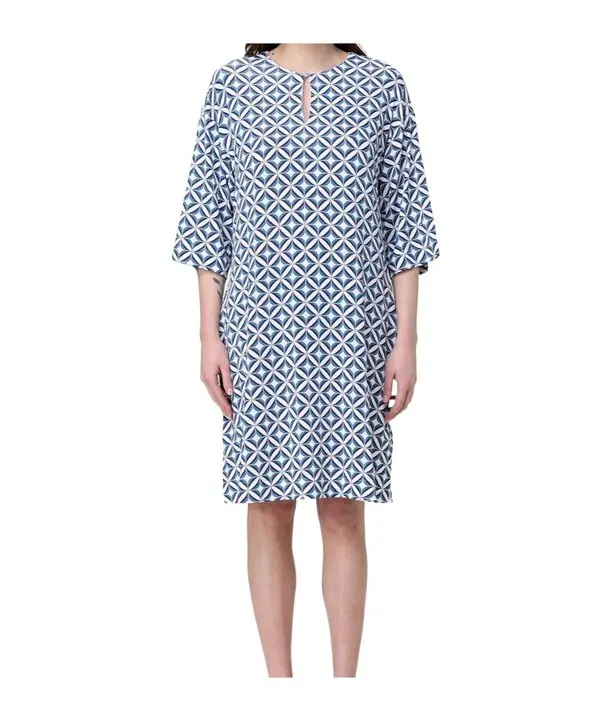Max Mara Short Sleeve Printed Dress