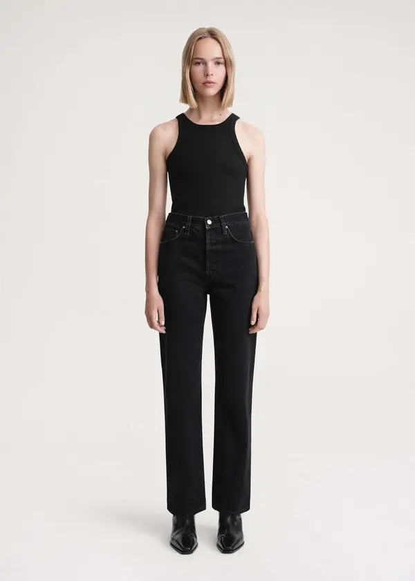 TOTEME Straight-leg Jeans - Black