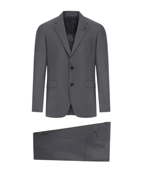 LARDINI Single-breasted Tailored Suit - Black