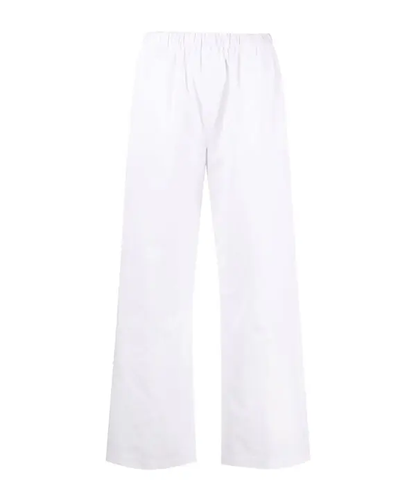 Aspesi Wide Leg Trousers - White