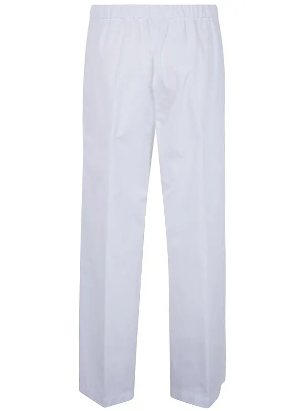 Aspesi Wide Leg Trousers - White