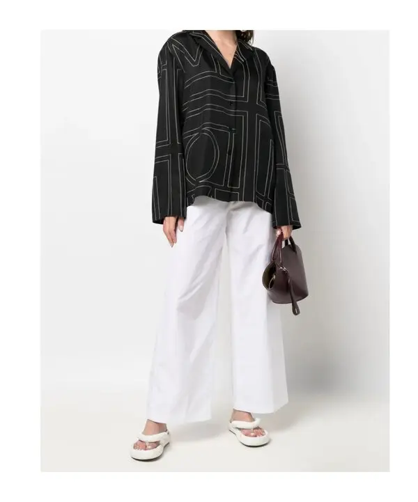 Aspesi Wide Leg Trousers - White