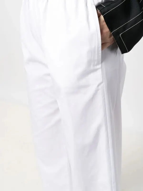 Aspesi Wide Leg Trousers - White