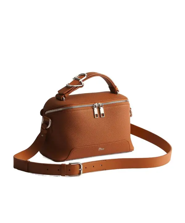 Dior Archie Zipper Shoulder Bag - Bronze