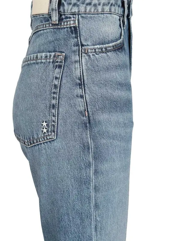 ICON DENIM LOS ANGELES High-waisted Flared Jeans - Blue