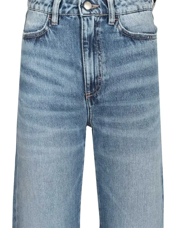 ICON DENIM LOS ANGELES High-waisted Flared Jeans - Blue