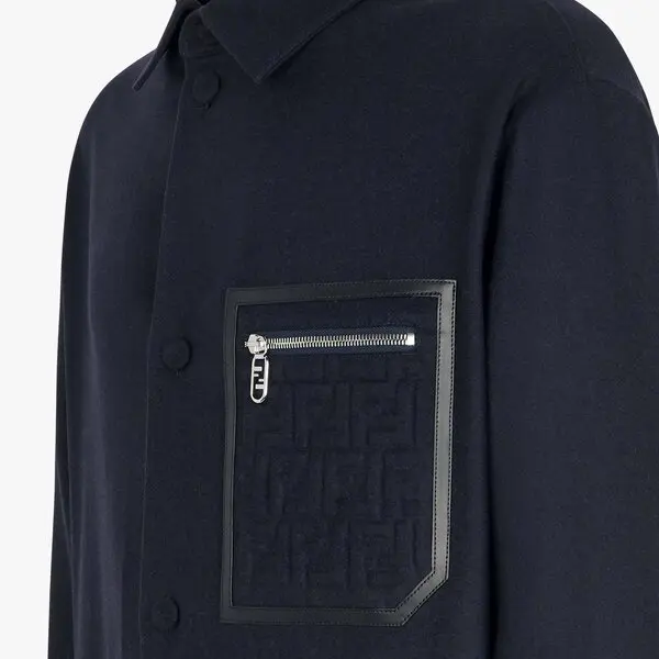 Fendi Single-breasted Jacket With Ff Motif