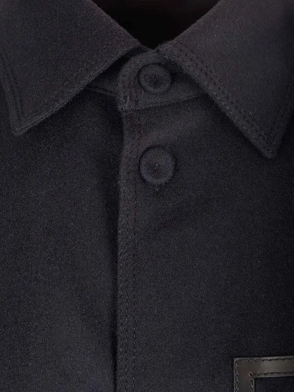 Fendi Single-breasted Jacket With Ff Motif