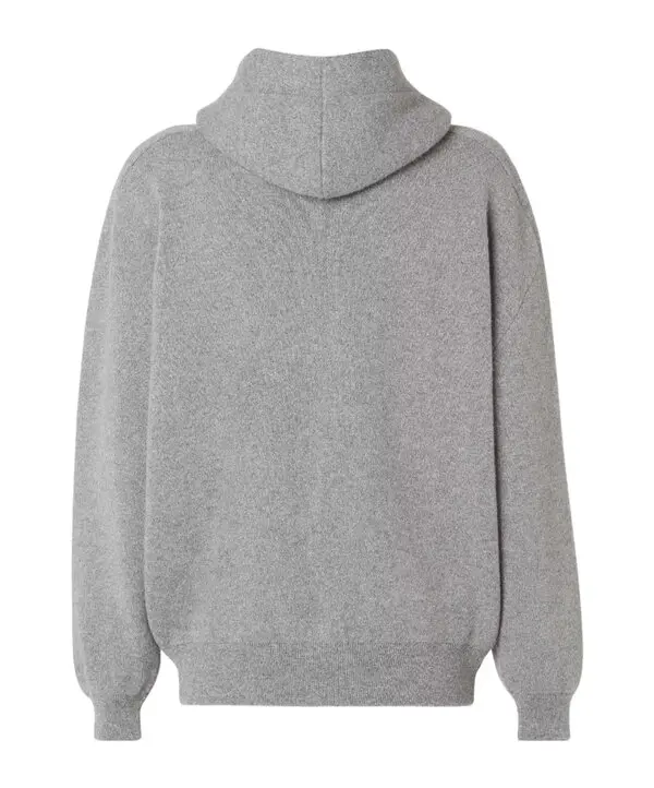Fendi Zip-up Hooded Sweatshirt With Ff Detail
