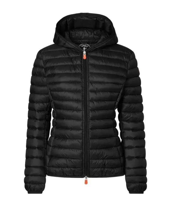 SAVE THE DUCK Daisy Hooded Puffer Jacket - Black