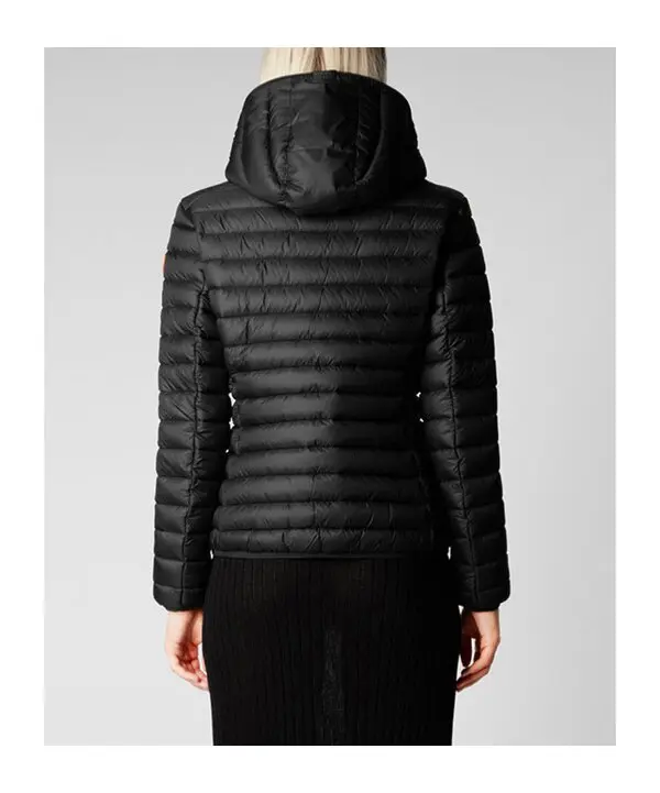 SAVE THE DUCK Daisy Hooded Puffer Jacket - Black
