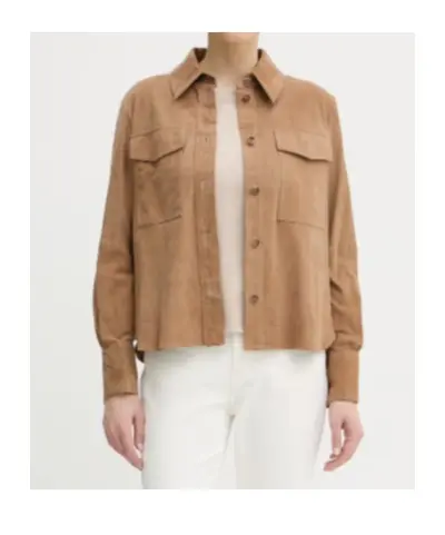 Marella Long Sleeve Shirt Jacket