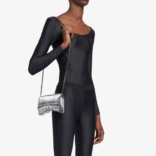 Balenciaga Hourglass Wallet On Chain