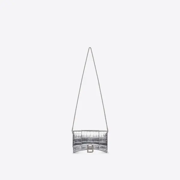 Balenciaga Hourglass Wallet On Chain