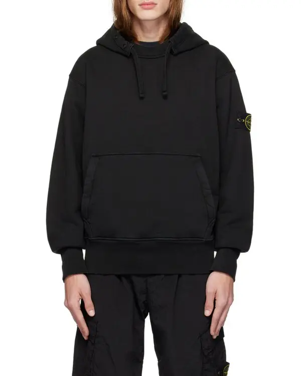 Stone Island Compass Patch Drawstring Hoodie
