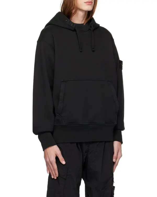 Stone Island Compass Patch Drawstring Hoodie