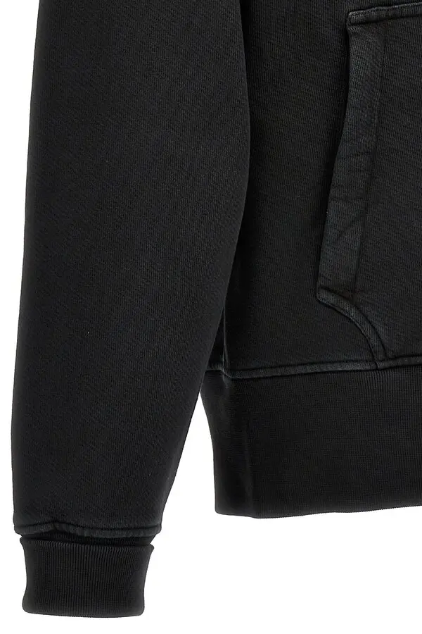 Stone Island Compass Patch Drawstring Hoodie