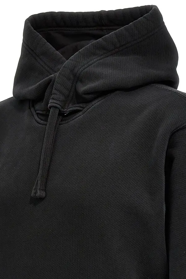 Stone Island Compass Patch Drawstring Hoodie