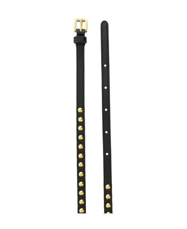 Prada Studded Leather Belt