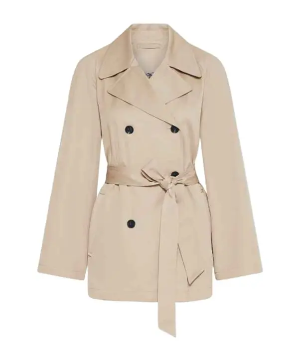 Marella Double-breasted Trench Coat