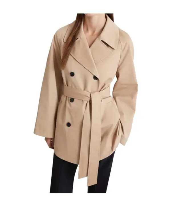 Marella Double-breasted Trench Coat