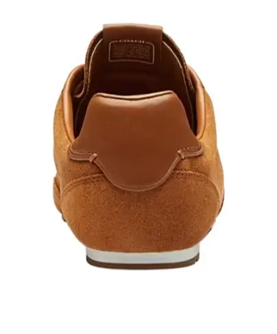 COACH Lace-up Suede Sneakers - Shadow Brown
