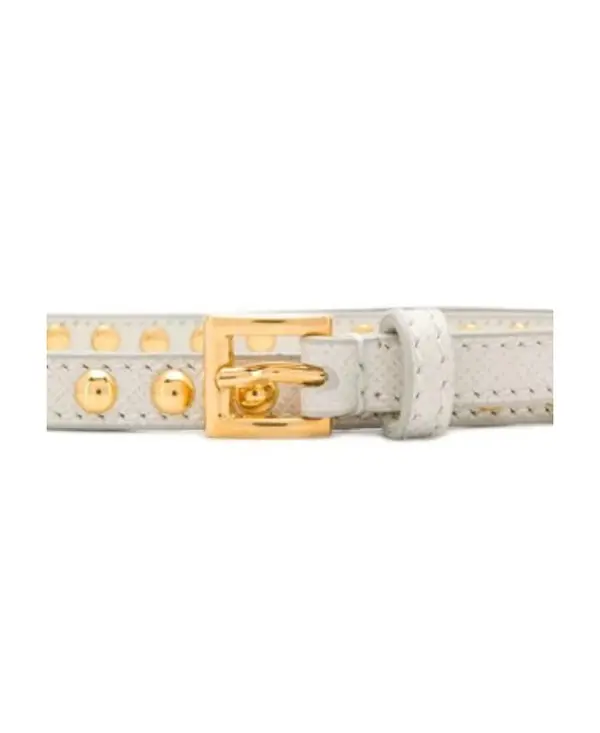 Prada Studded Belt - Nude