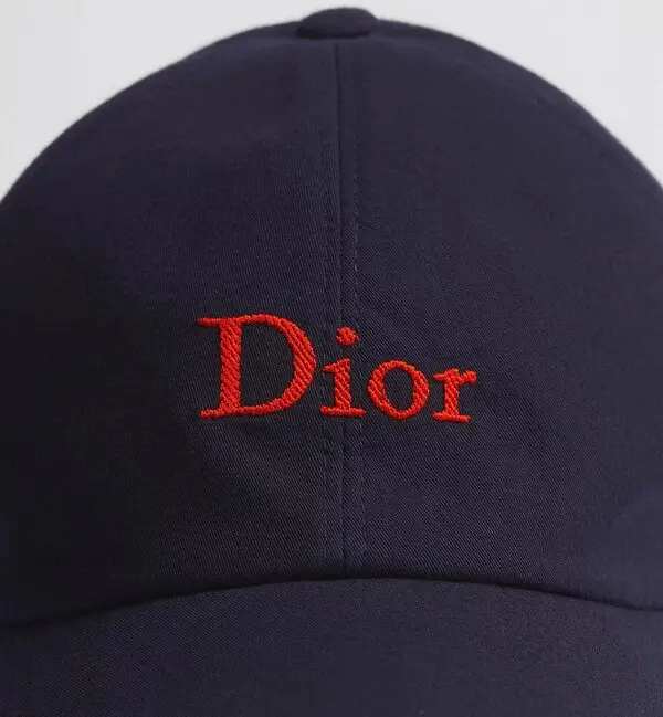 Dior Embroidered Logo Baseball Cap