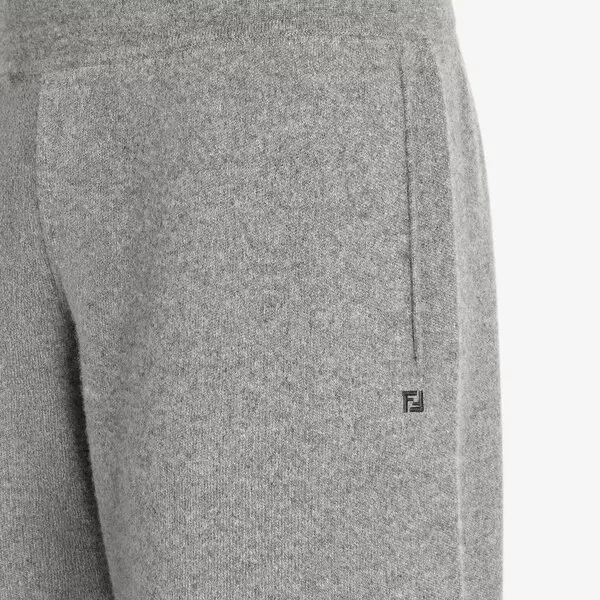 Fendi Trousers With Embroidered Logo