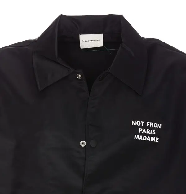 Drole De Monsieur Drôle De Slogan Coach Jacket