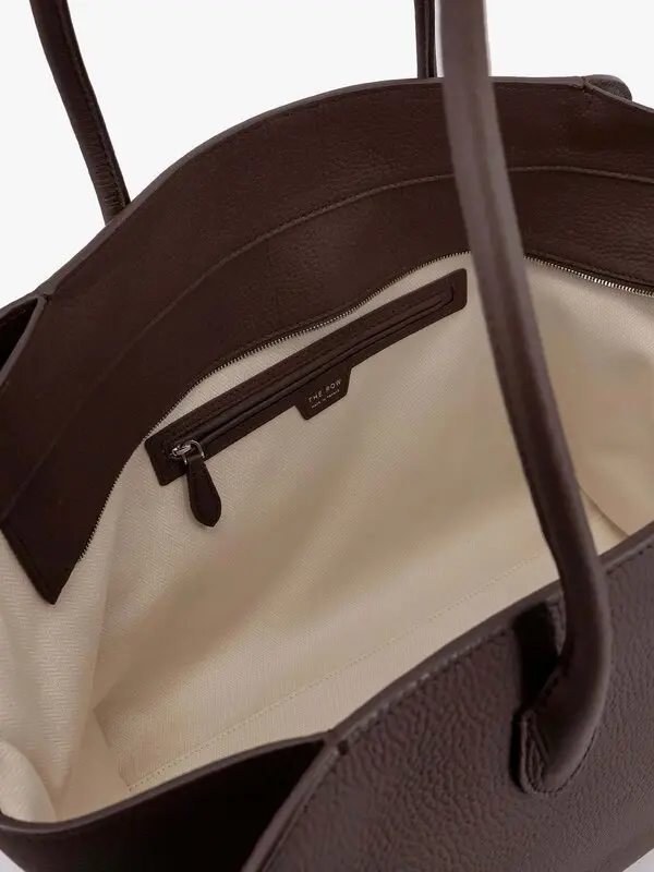 THE ROW Marlo Top Handle Tote Bag - Black