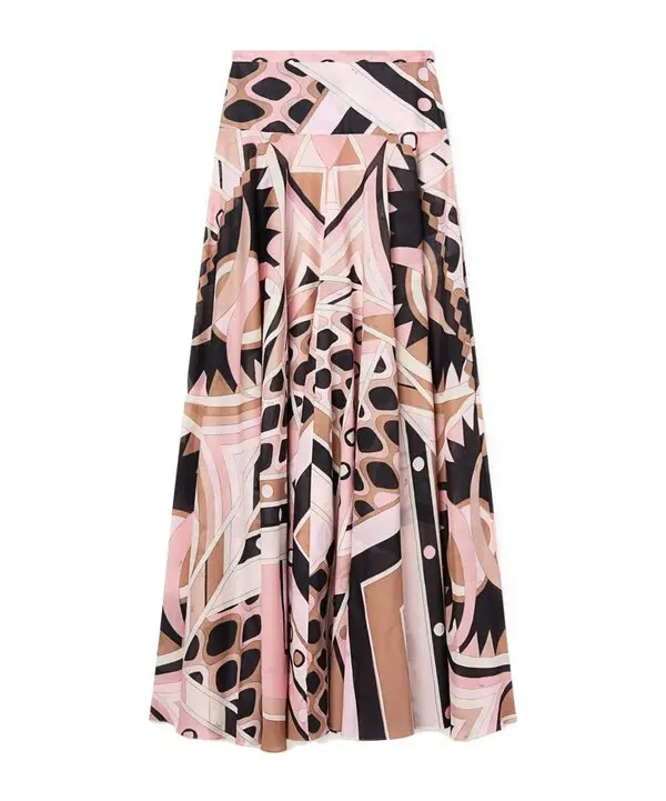 Emilio Pucci High-waisted Printed Maxi Skirt