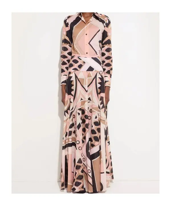 Emilio Pucci High-waisted Printed Maxi Skirt