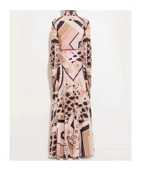 Emilio Pucci High-waisted Printed Maxi Skirt