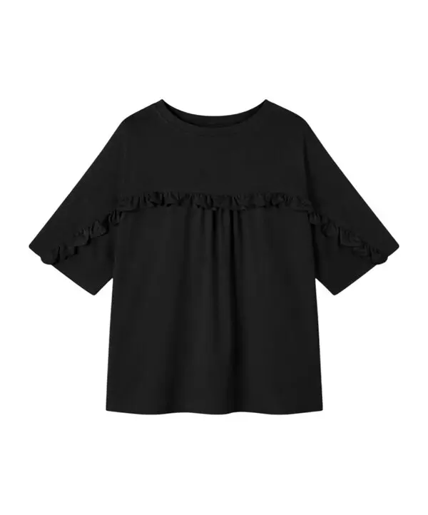 Emporio Armani Ruffled T-shirt