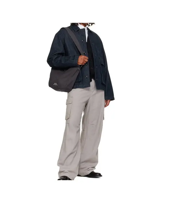 A.p.c. Canvas Shoulder Bag