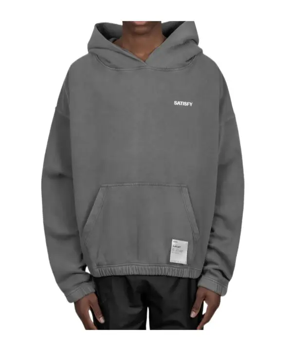 Satisfy Long-sleeved Hooded Sweatshirt With Drawstring