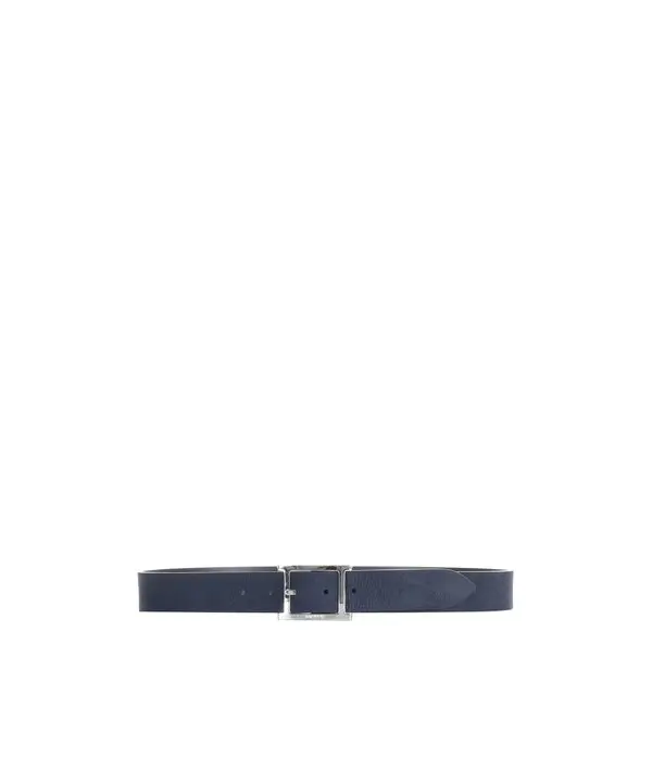 Orciani Square Buckle Leather Belt