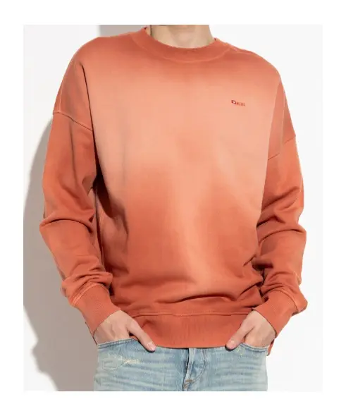 DIESEL® Gradient-effect Logo Embroidered Sweatshirt