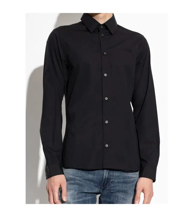 DIESEL® S-kinny-epcl Logo-embroidered Shirt