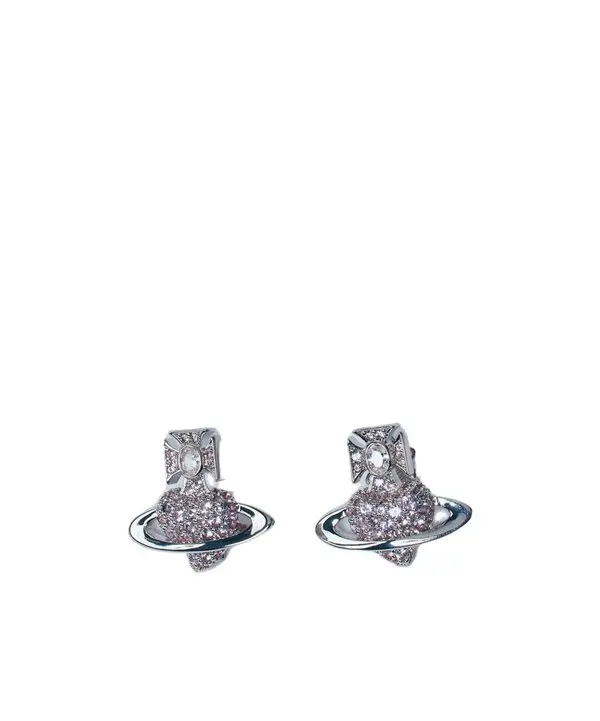 VIVIENNE WESTWOOD Orb Embellished Earrings - Gray