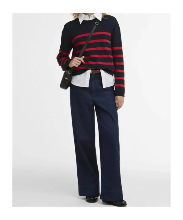 Barbour Striped Crew Neck Sweater