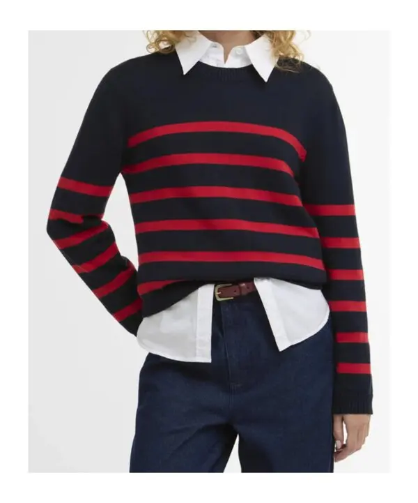Barbour Striped Crew Neck Sweater