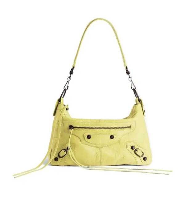 Balenciaga Le City Moto Mini Shoulder Bag - Lemonade