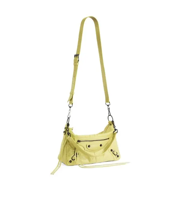 Balenciaga Le City Moto Mini Shoulder Bag - Lemonade