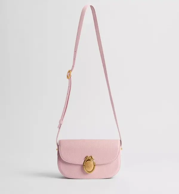 Dior Flap Shoulder Bag With Medaillon Buckle